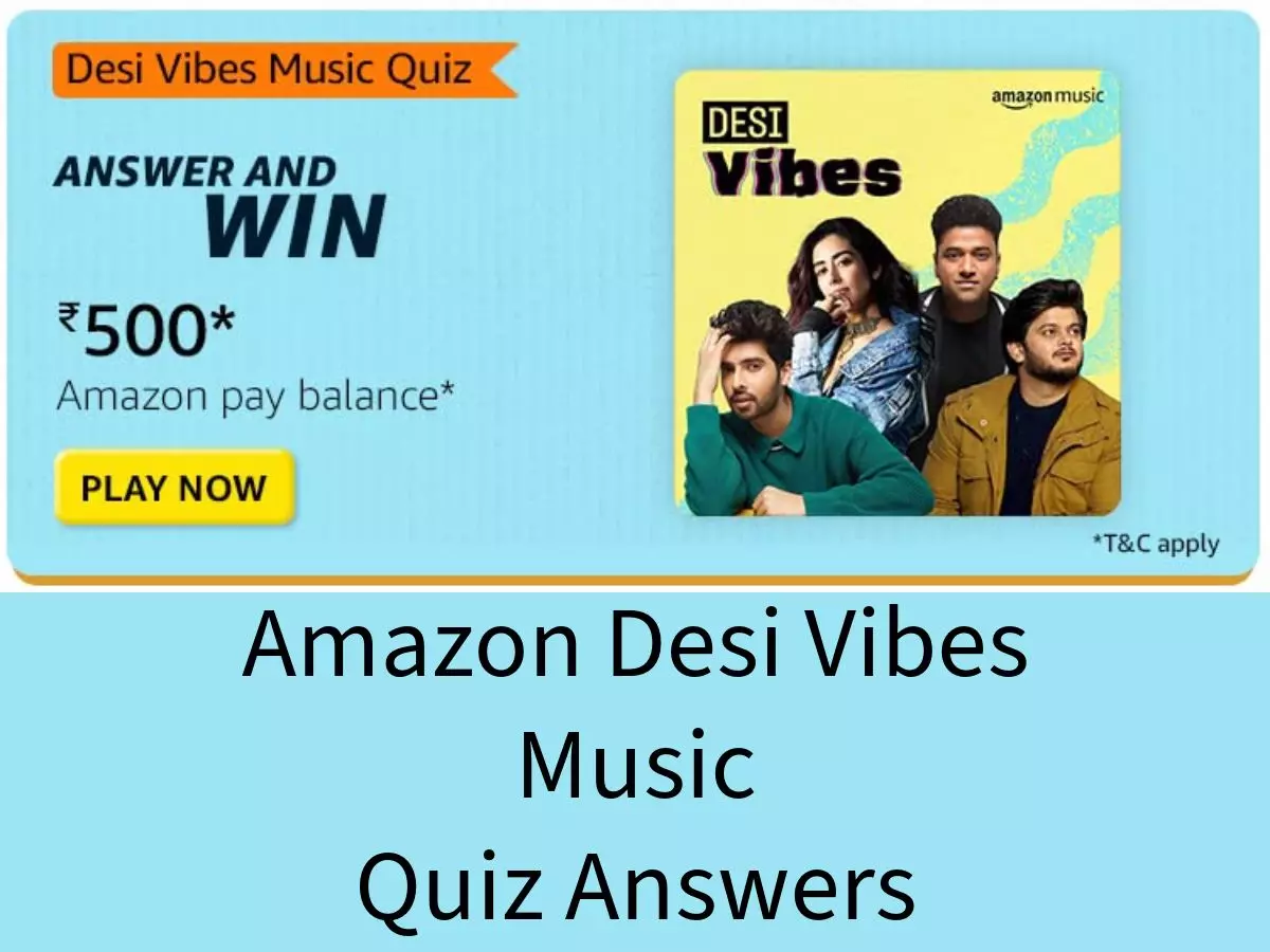 Amazon Quiz: Which of the following singers provided their vocals for ...