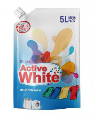 Active White Liquid Detergent - 5L Mega Pack | Dealsmagnet.com
