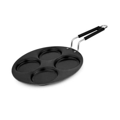 Add2Cart Iron Uttapam Pan Multi Tawa 26cm, 4 Cavity, Mini Crepe Pan,1.1 ...