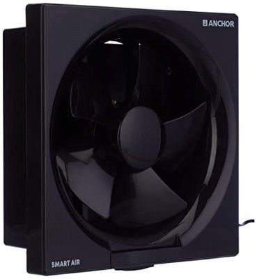 Anchor by Panasonic Smart Air 200 mm Exhaust Fan, 40W (Black) (Pack of ...