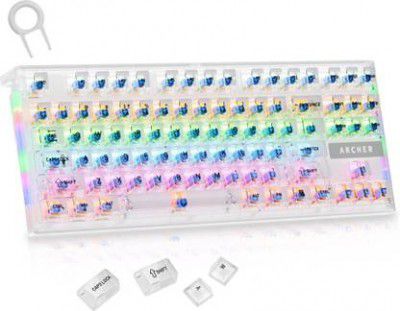 Archer Tech Lab Mechanical Gaming Keyboard with 20 RGB Modes ...