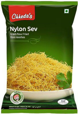 Chheda's Nylon Sev - Barik Sev - Sev Puri Bhel Puri Sev (350g Pack of 1 ...