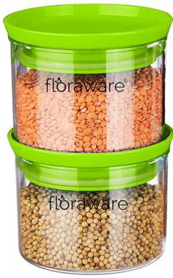 Floraware Plastic Storage Jar and Container Set I Air Tight & BPA Free ...