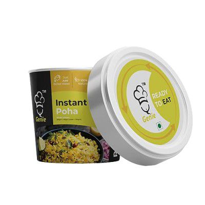 GENIE FOOD Instant Ready to Eat Swaminarayan Poha (60g) NO Onion No ...
