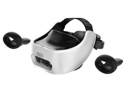 HTC Vive Pro Focus Plus 6DOF VR Headset in Almond White Bundle ...
