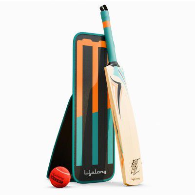 Lifelong Wooden Gully Cricket Bat Set for Kids| All-in-One Cricket ...
