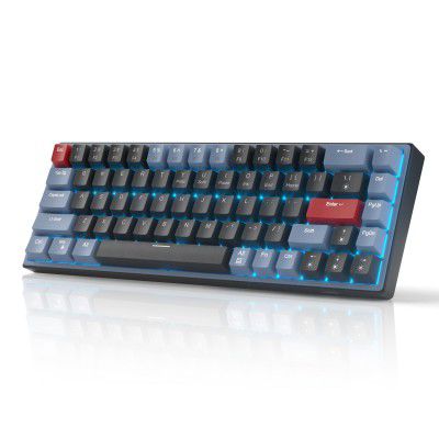 MageGee Mechanical Gaming Keyboard,68Keys Compact Blue LED ...
