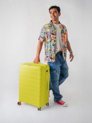 Nasher Miles Vienna Polypropylene Large Yellow Trolley Bag - 28 Inch ...