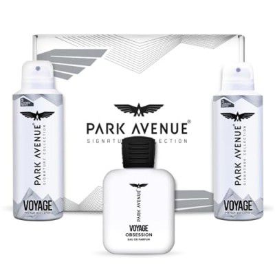Park Avenue Signature Gift Set For Men 2 Deo & 1 Fresh Liquid Eau De ...