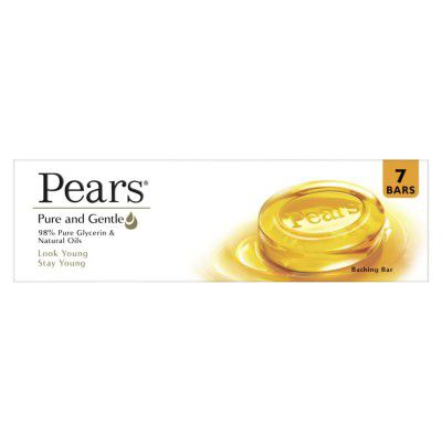 Pears Pure & Gentle Bathing Soap Bar 125 g (Combo Pack of 7 ...