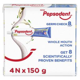 Pepsodent Germicheck 8 Actions, Whole Mouth Toothpaste With Anti-Germ ...
