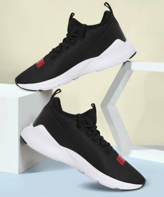 PUMA Cell Vive Bright Running Shoes For Men (Black, 6) | Dealsmagnet.com