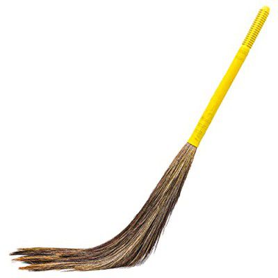 RATAN Broom R-22 Phool Jhadu Natural Garo Hill Grass with 49.5cm Heavy ...