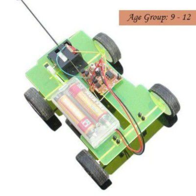 Robocraze DIY Mini Battery Powered 4 Wheel Drive Car | Dealsmagnet.com