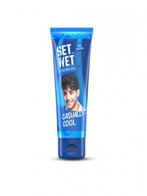 Set Wet Men Cool Hold Styling Hair Gel 50 ml | Dealsmagnet.com