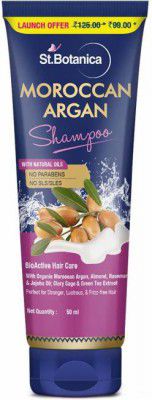 St.Botanica Moroccan Argan Hair Shampoo, 50ml with Moroccan Argan Oil ...