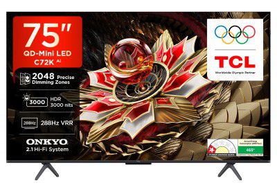 TCL (75") 4K UHD Smart QD-Mini LED TV 75C72K | Dealsmagnet.com