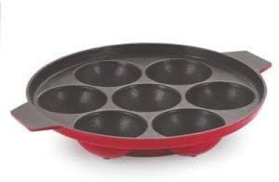 Vipron Non-Stick Aluminium Appam Patra 7 Cavity, Red, Standard ...